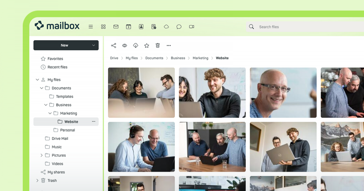 Drive: Der sichere Cloud Speicher | mailbox